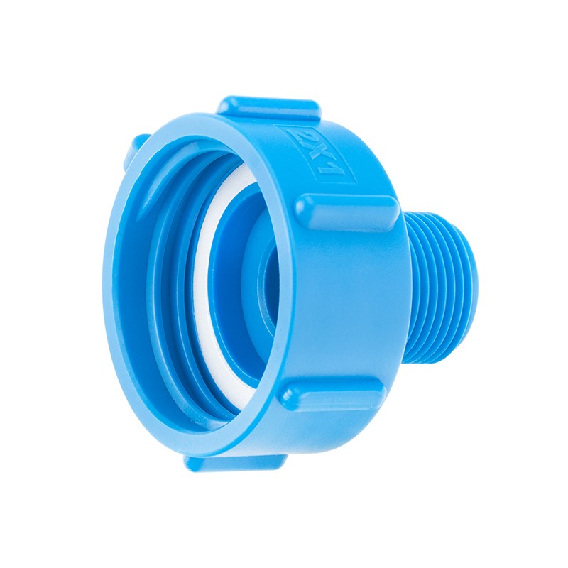 IBC Tartály Csap Menet Átalakító Adapter S60-1 BK Szűkítő Csatlakozó